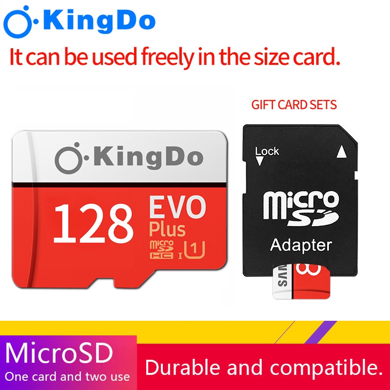 SD Card Kingdo การ์ดหน่วยความจำแท้100% 32GB SDHC Class10 Micro SD TF ...