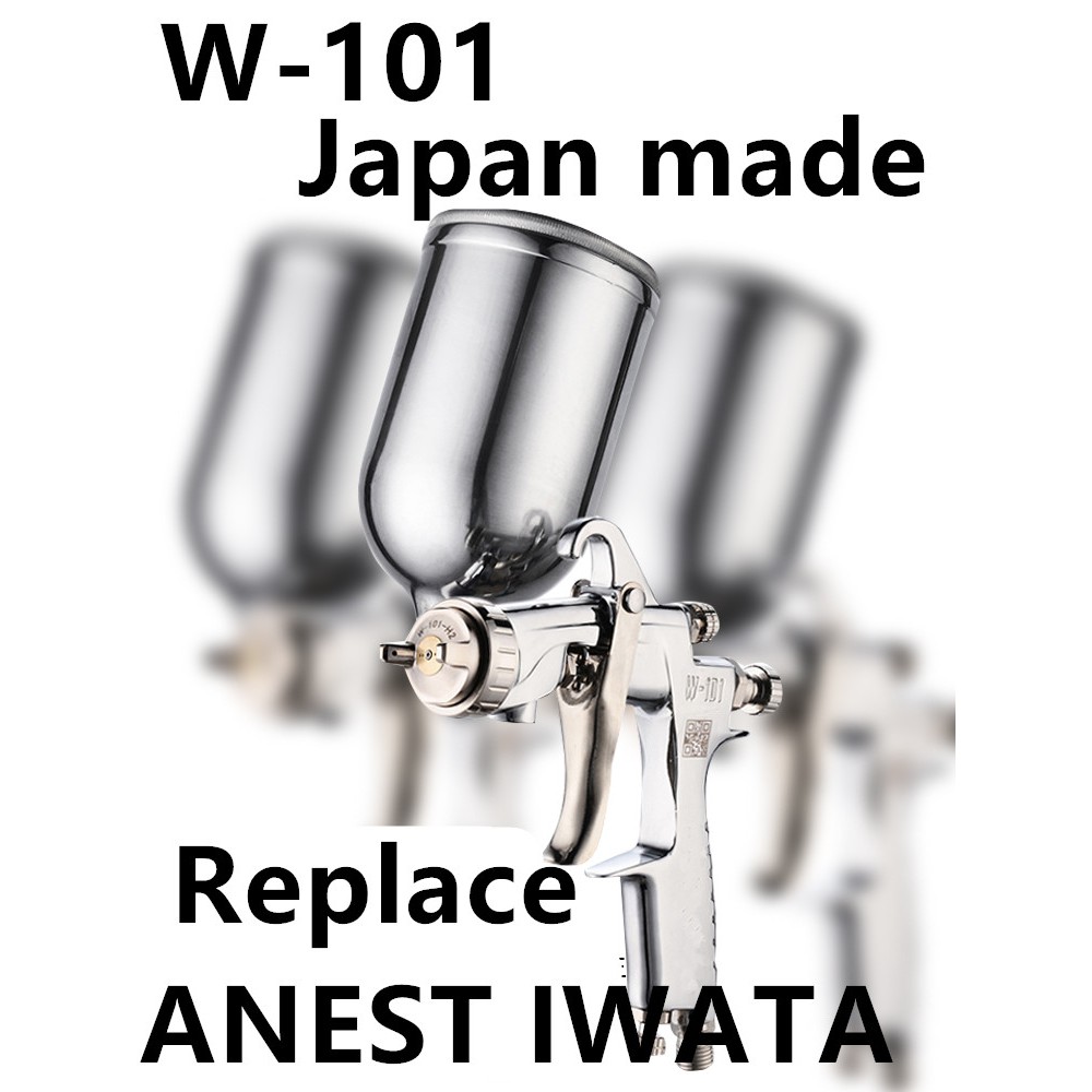 เปลี่ยน ANEST IWATA W101 W-101-132BGC 1.3mm GRAVITY FEED SPRAY GUN W/ CUP G1/4 | Shopee Thailand