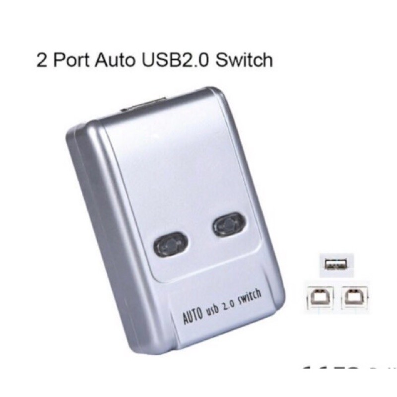 ตัวสลับเครื่องพิมพ์ Printer Switch USB 2.0 Hub Auto Sharing Switch 2 ...
