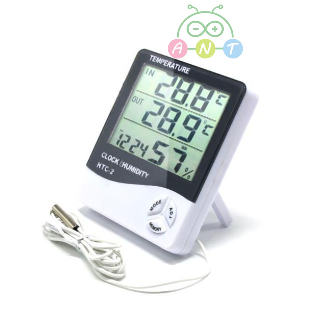 พร้อมส่ง-HTC-1 HTC-2 Thermometer hygrometer single temperature large ...