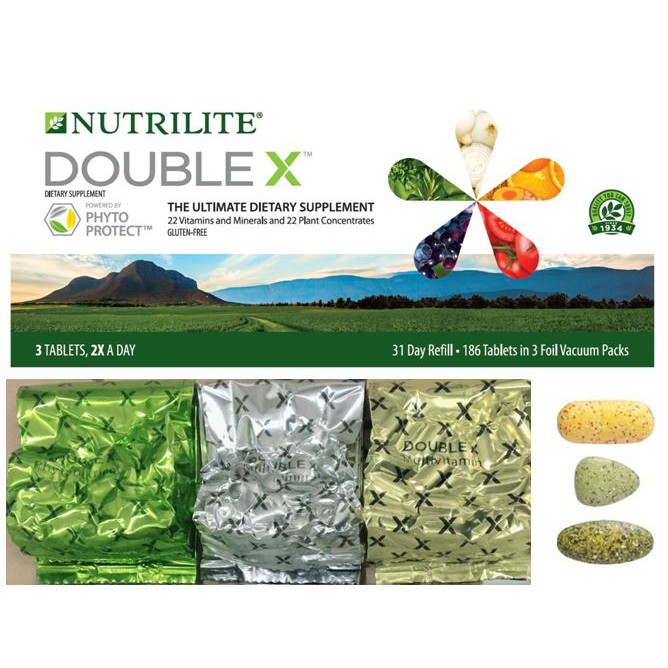 Nutrilie Double X Refill สูตรใหม่ PhyoProtect ช่วยเสริมวิตามิน เกลือแร่ ...