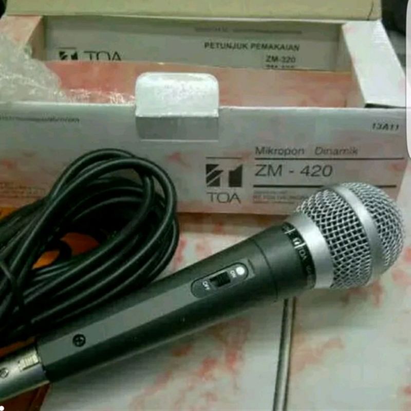 Toa ZM420 / ZM 420 ไมโครโฟนสายเคเบิ้ล | Shopee Thailand