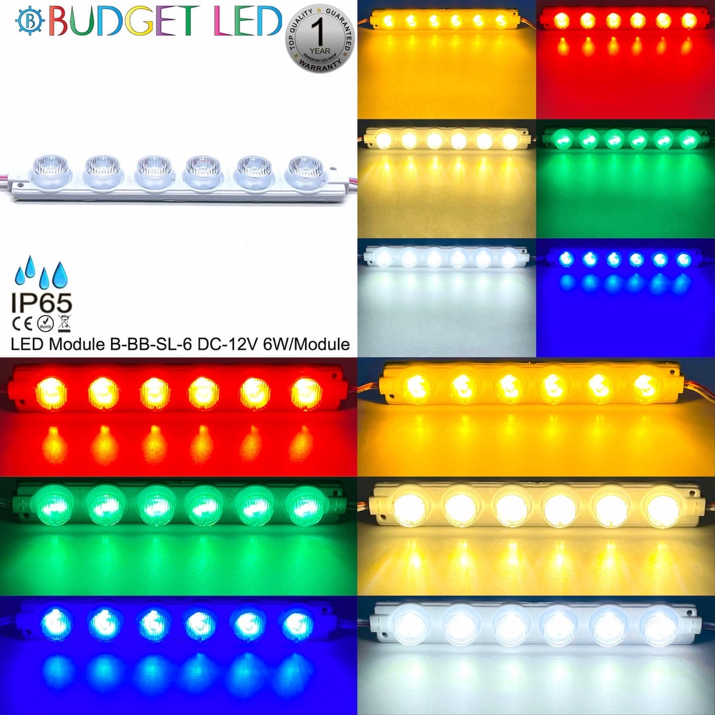 LED Module B-BB-SL-6 DC12V 6W/Module 120W/Panelแอลอีดีโมดูลกันน้ำIP65 ...