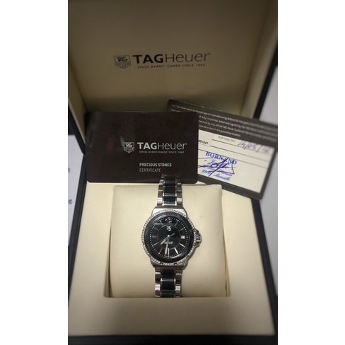 TAG Heuer FORMULA 1 WAH1212.BA0859 BLACK CERAMIC LADIES DIAMOND ...