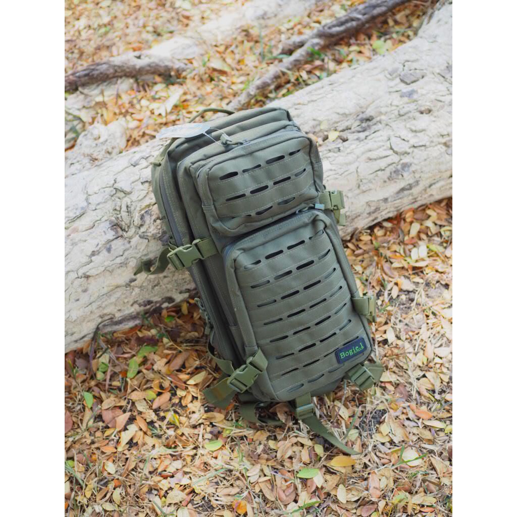 Bogie1 เป้ กระเป๋าเดินทาง สำหรับทหาร เดินป่า รุ่น 3P Pro ซิปกันน้ำ สี ดำ ทราย เขียว มัลติแคม ...