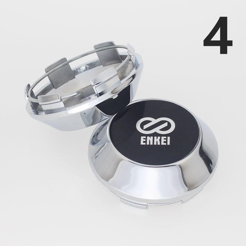 4pcs JDM racing ENKEI 68mm center caps on wheel ENKEI logo emblem ...
