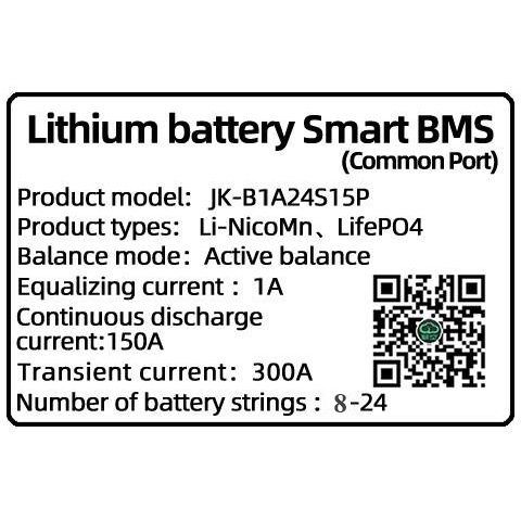 jikong smart bms 8s-24s 300A รุ่น JK-B1A24S15P jk bms | Shopee Thailand