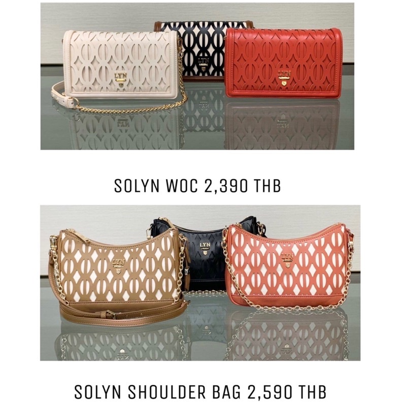 Lyn Solyn Shoulder Bag และ Wallet On Chain | Shopee Thailand