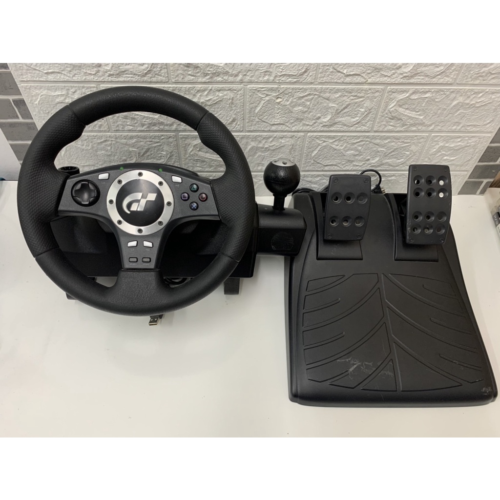 จอยพวงมาลัย PS2 GT Driving Force Pro งาน Logicool ต้องใช้Adapter 24V ...