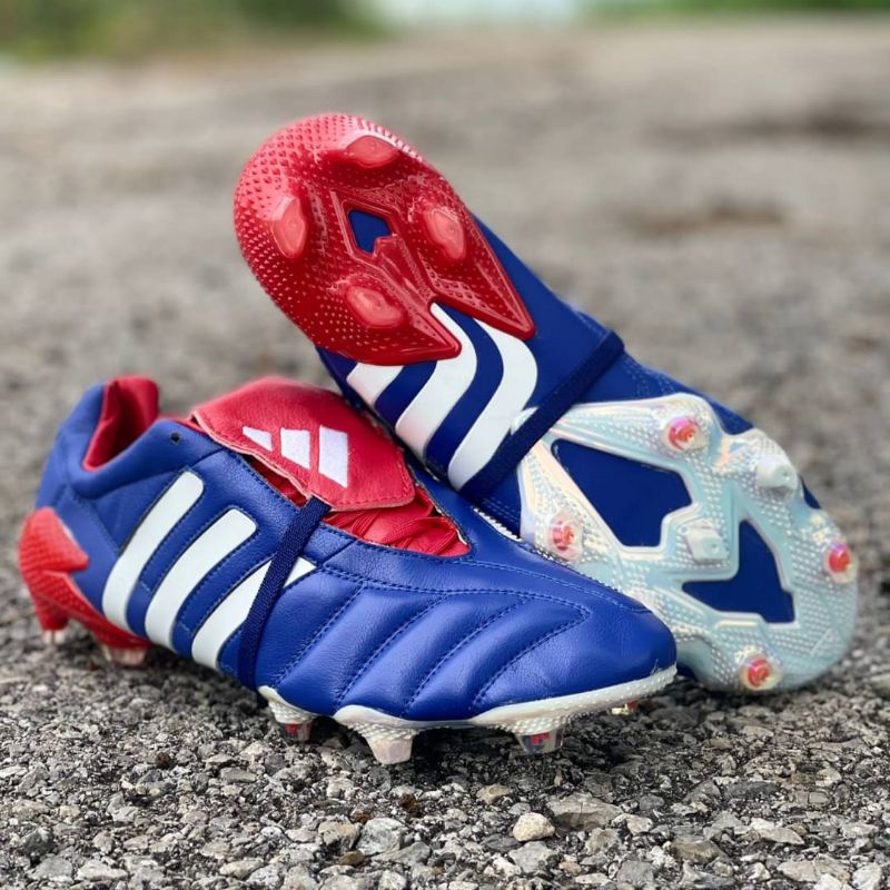 Adidas Predator Mania "Remake" หนังแท้/ลิ้นพับมีสายรัด ⚡พร้อมของแถม⚡ ...