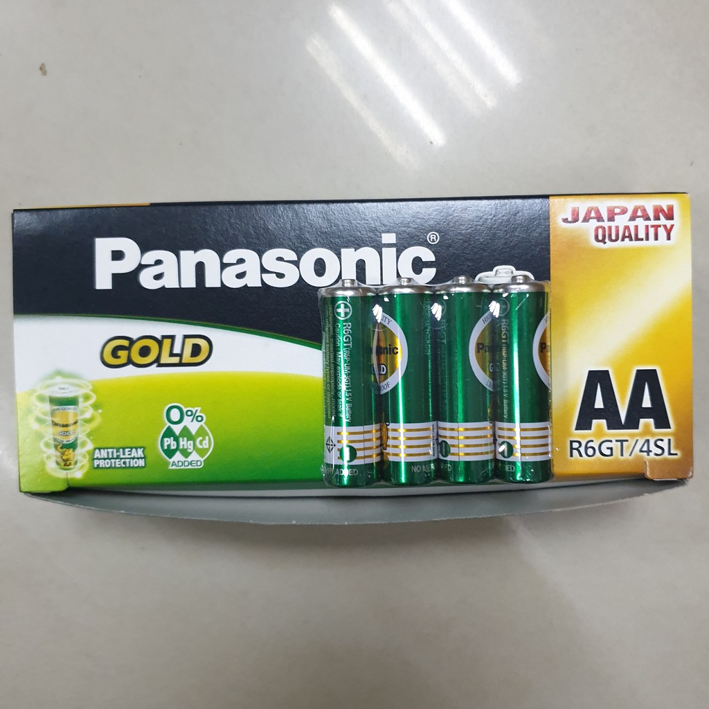 ถ่านพานาโซนิค AA เขียว Panasonic Gold AA ขายส่งยกกล่อง 60 ก้อน แท้ 100% ...