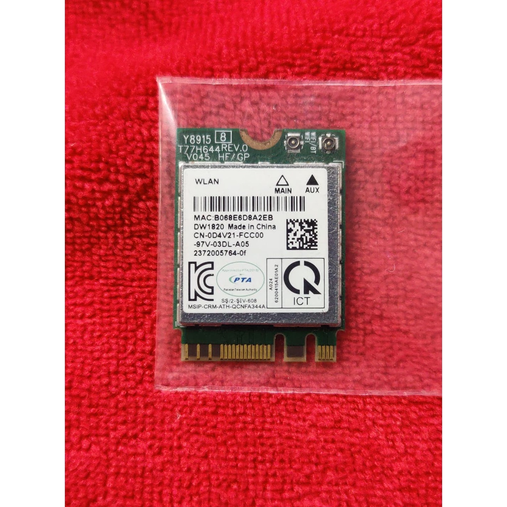 DELL Wireless Card Wifi DW1820 0D4V21 D4V21 Broadcom wireless | Shopee ...