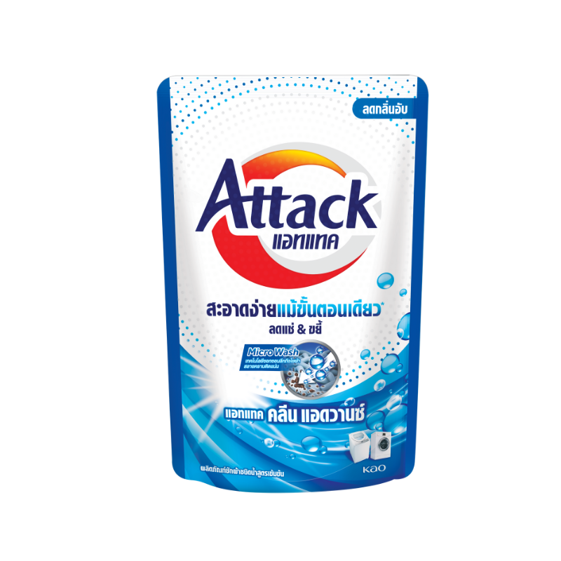 Attack Clean Advance concentrated liquid 650ml. แอทแทค คลีน แอดวานซ์ ...