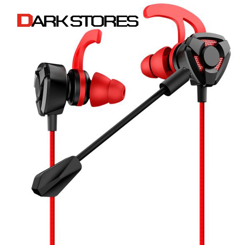 หูฟังเกมมิ่ง Gaming Earphone E1 มีไมโครโฟนยาว จำนวน 1 ชิ้น (สีแดง ...