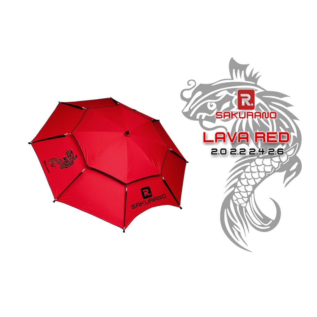 (พร้อมส่ง) ร่มตกปลา ร่มสนาม 2 ชั้นคุณภาพดี ขนาด 2.6 ม (UG26) สะดวกในการ ...