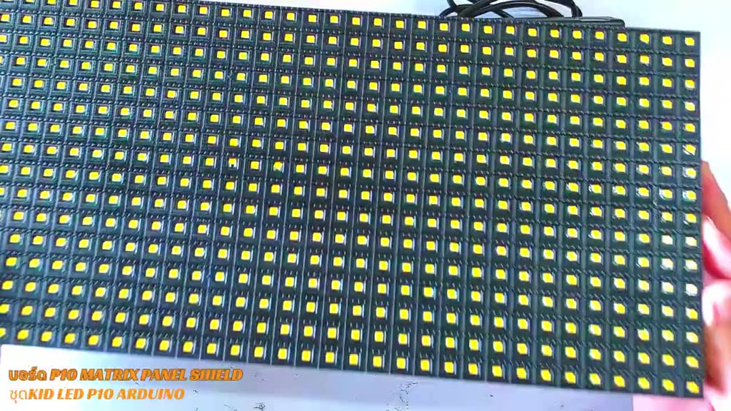 Kit Led P10 Arduino บอร์ด Led P10 Matrix Panel Shield Arduino Uno