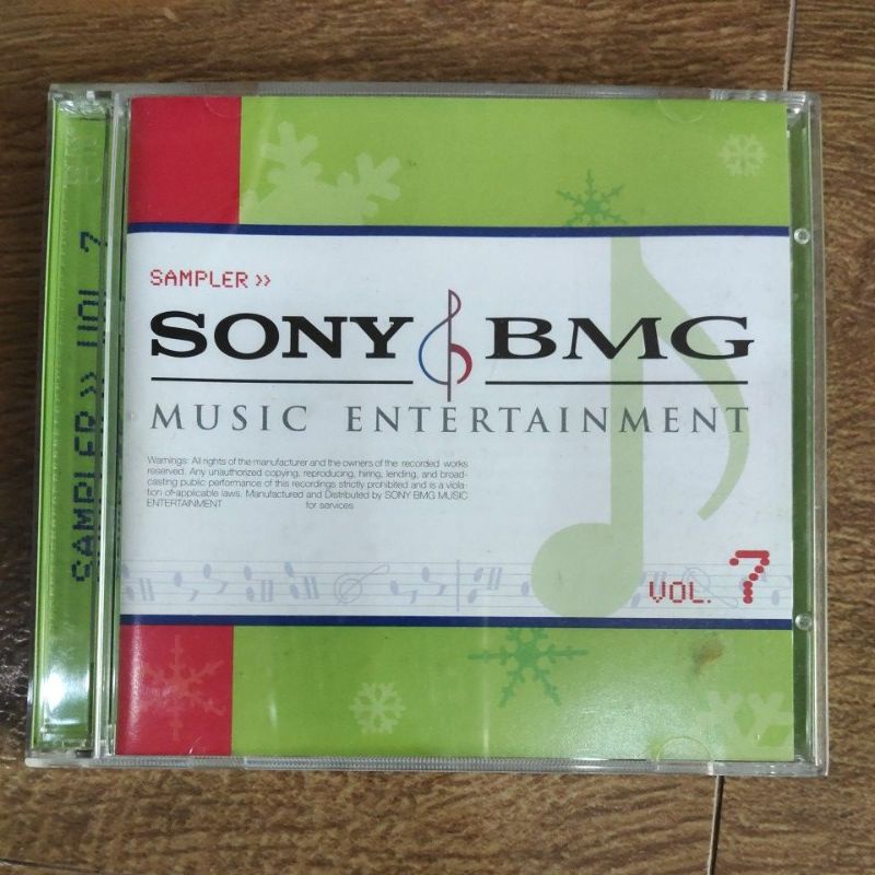 VCD sampler sony BMG music entertainment vo.7 flure นพ พรชำนิ westlife ...