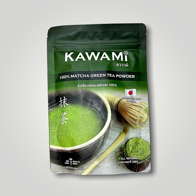 คาวามิผงชาเขียวมัทฉะ 100 กรัม Kawami Matcha Powder 100% พร้อมส่ง ...