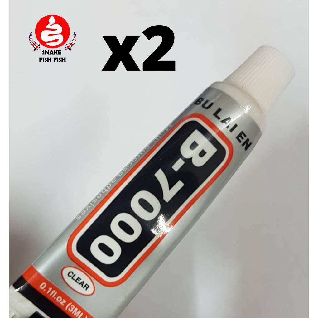 2 ชิ้น snakefishfish กาวแท้ B-7000 พกง่าย 3ml ติดขอบจอ b7000 ราคาเดียว | Shopee Thailand