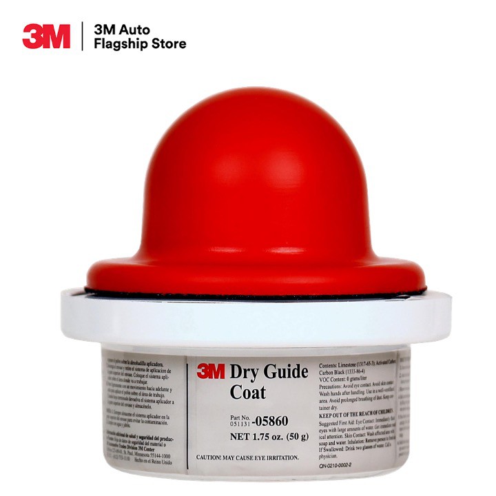 3M 5861 DRY GUIDE COAT KIT ครบชุด ผงถ่านตลับเช็คคลื่นตามด สำหรับงานสี ...