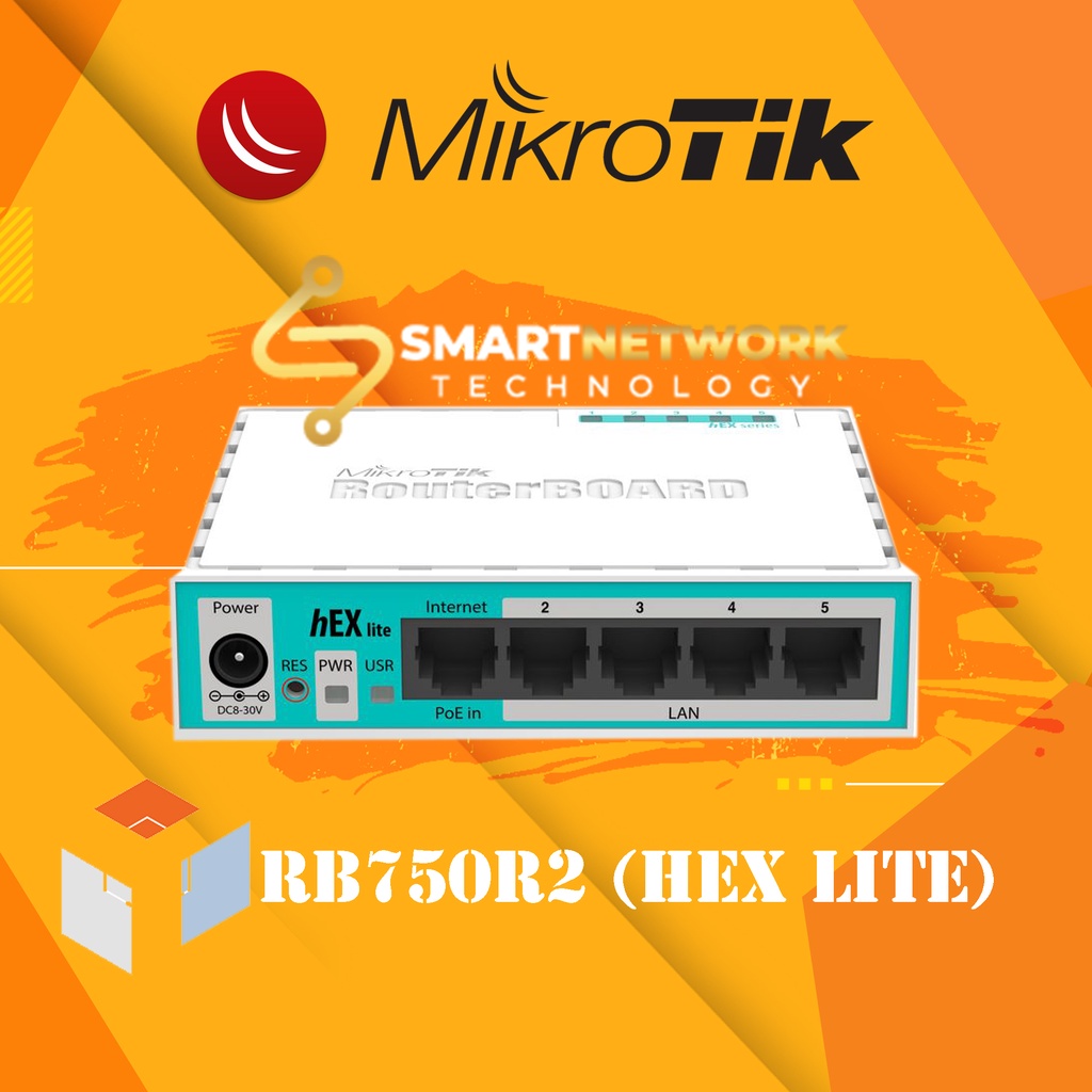 Mikrotik RB750r2 (hEX Lite) | Shopee Thailand