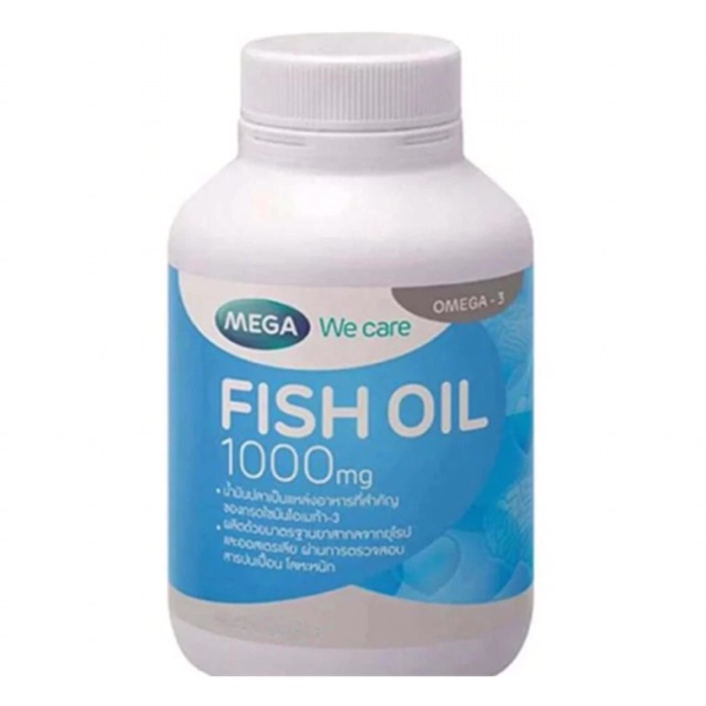Mega we care fish oil 1000mg 30 เม็ด | Shopee Thailand