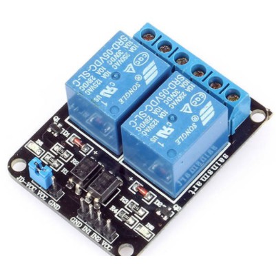 โมดูลรีเลย์ 5V 2 ช่อง Relay Module 2 Channel | Shopee Thailand