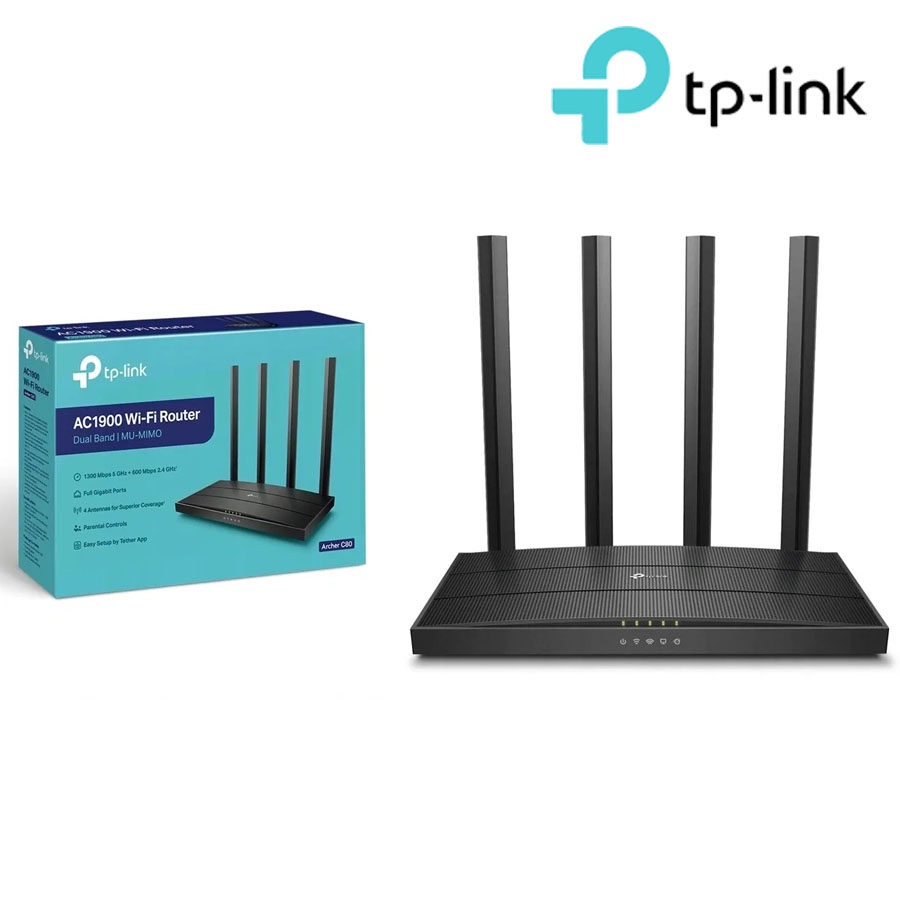 Archer C80 AC1900 Wireless MU-MIMO Wi-Fi Router | Shopee Thailand
