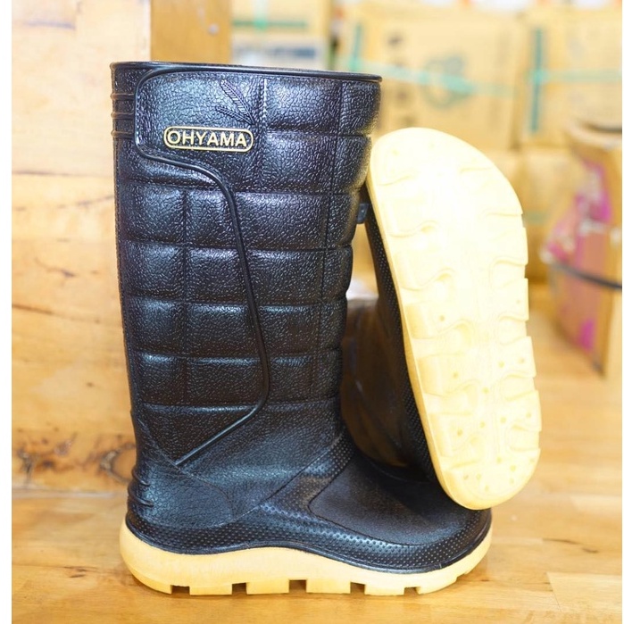 Ohyama รองเท้าบู๊ตใส่เข้าสวน B.003 โฮยาม่าเนื้อฟู คละสีนะคะ | Shopee Thailand