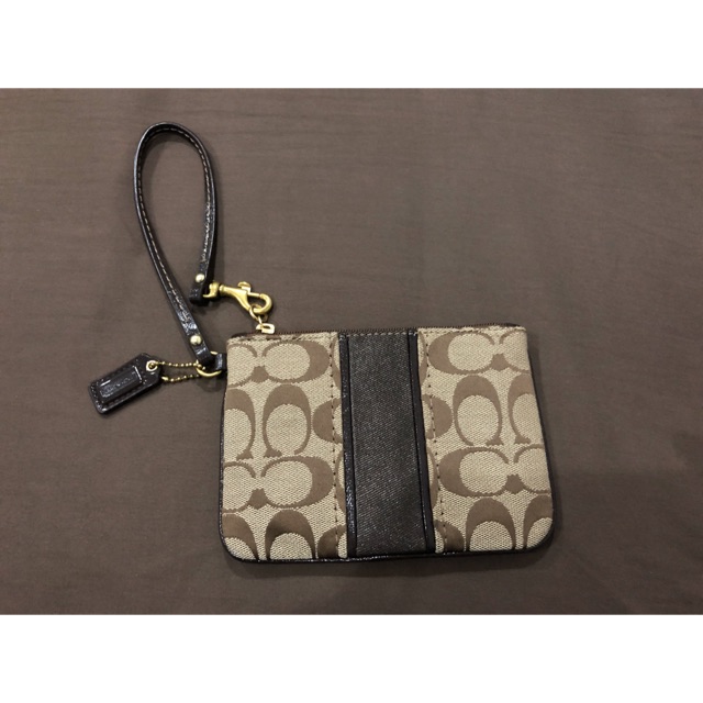 Coach coin purse - brown | Shopee Thailand