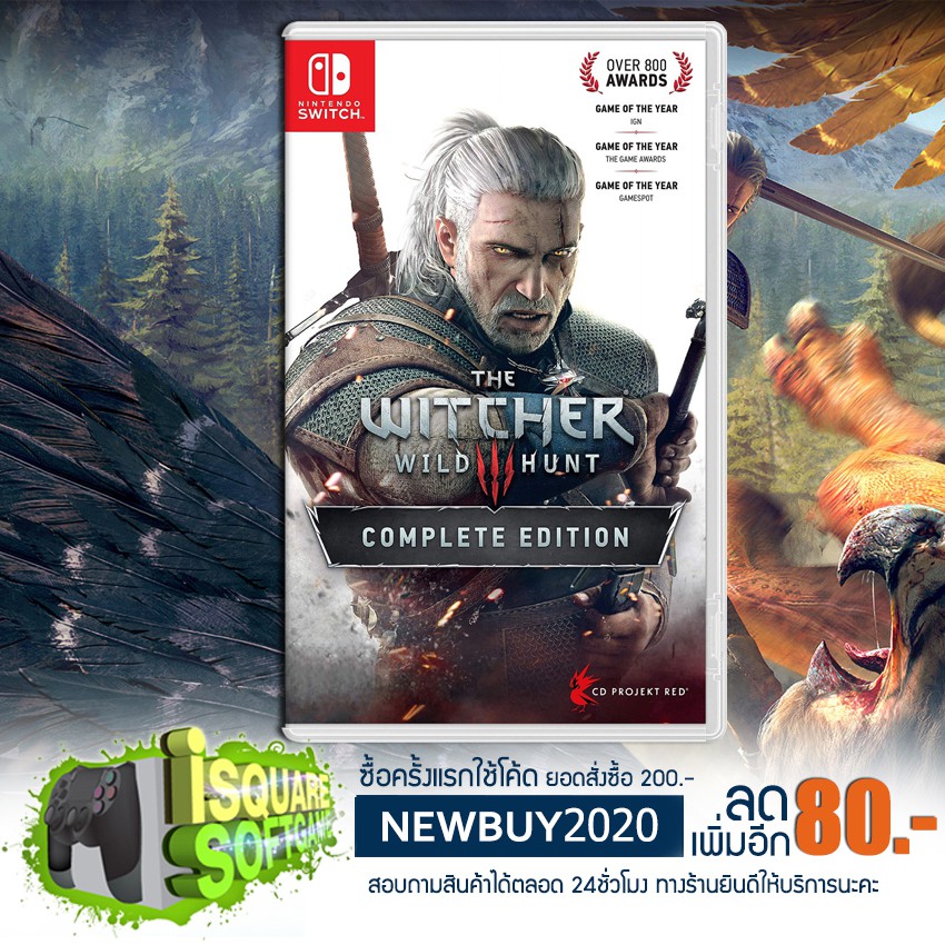 Nintendo Switch The Witcher 3 Complete Edition | Shopee Thailand