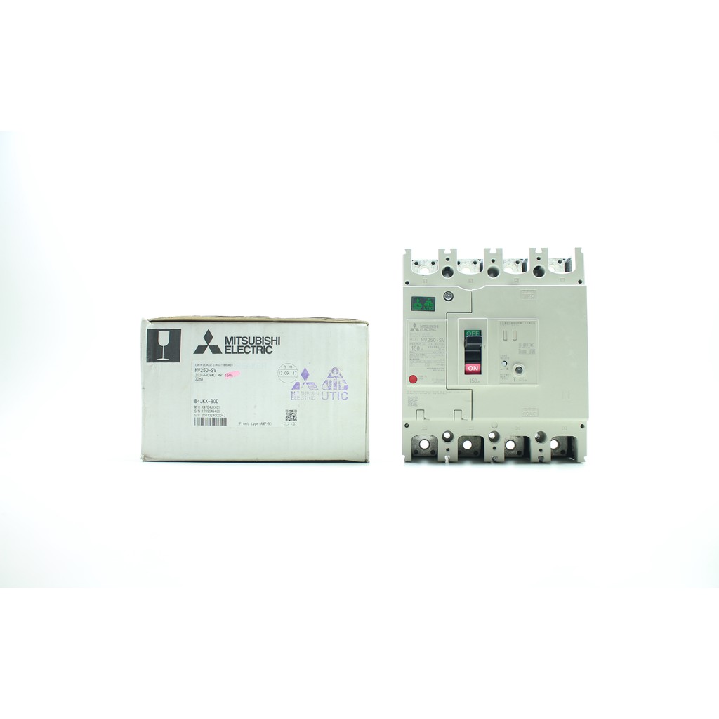 NV250-SV 4P 150A 30mA MITSUBISHI ELCB | Shopee Thailand