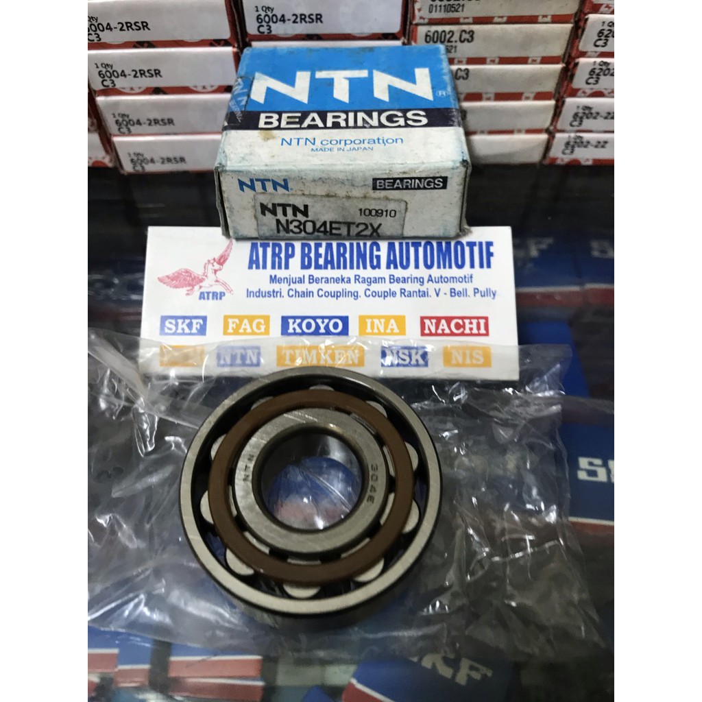 แบริ่งลูกกลิ้งทรงกระบอก N304 N 304/6304 FIBER 20X52X15 NTN JAPAN ...