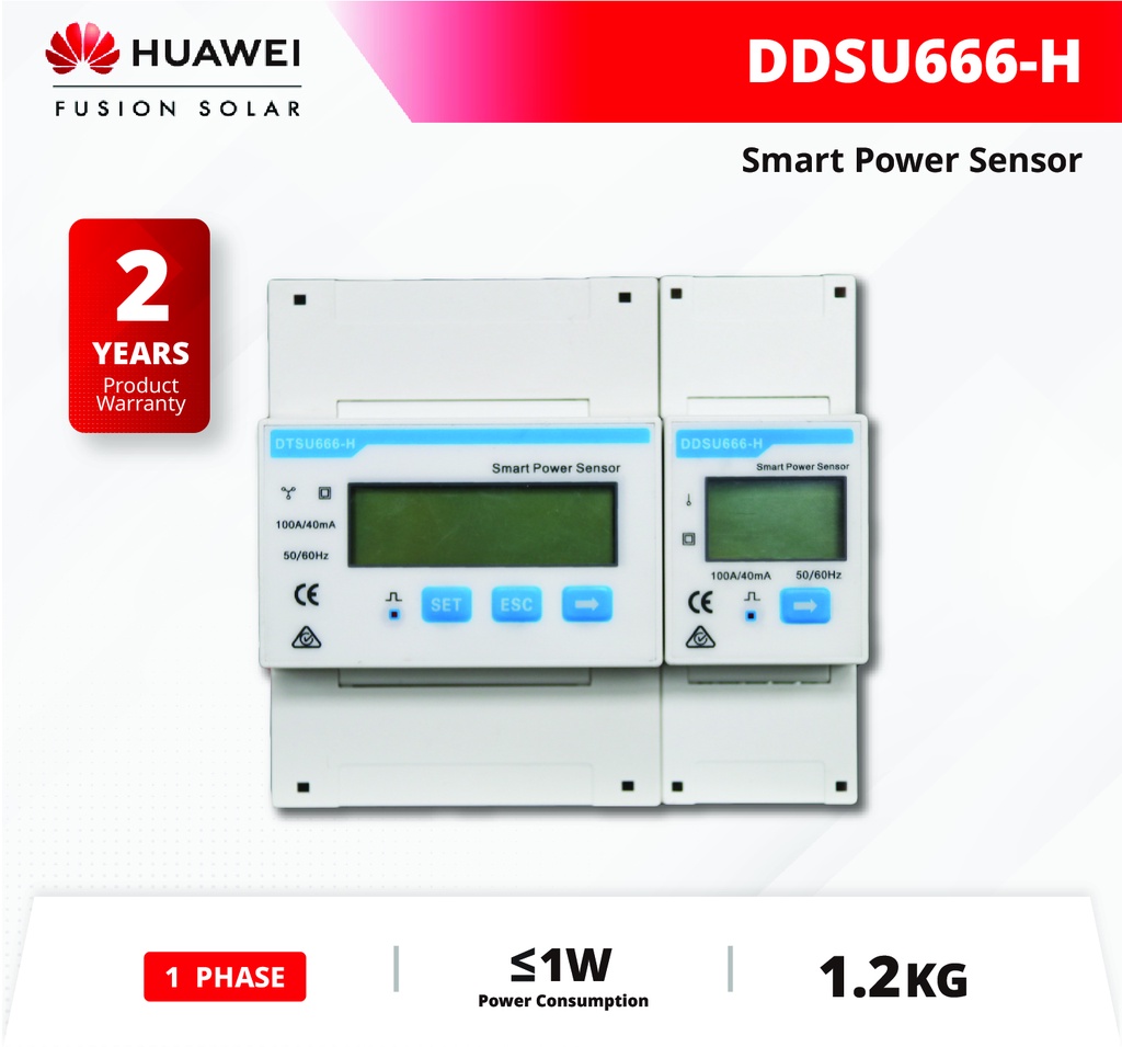 Huawei Smart Power Sensor (กันย้อน 1 เฟส) DDSU666-H | Shopee Thailand