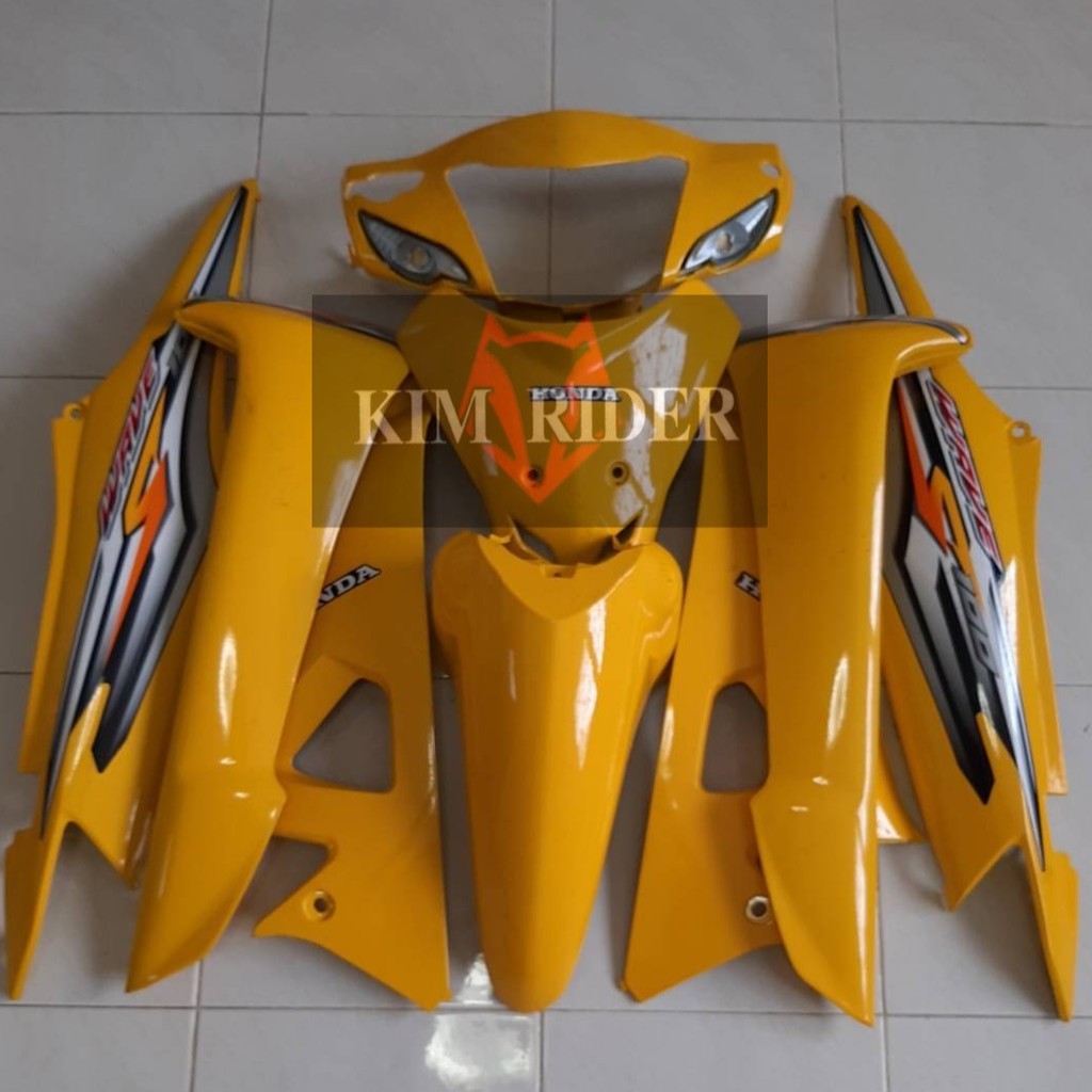 ชุดสี เฟรม เวฟ100s wave 100 box wave100box ปี 2005 รุ่น ยูบอกซ์ ...