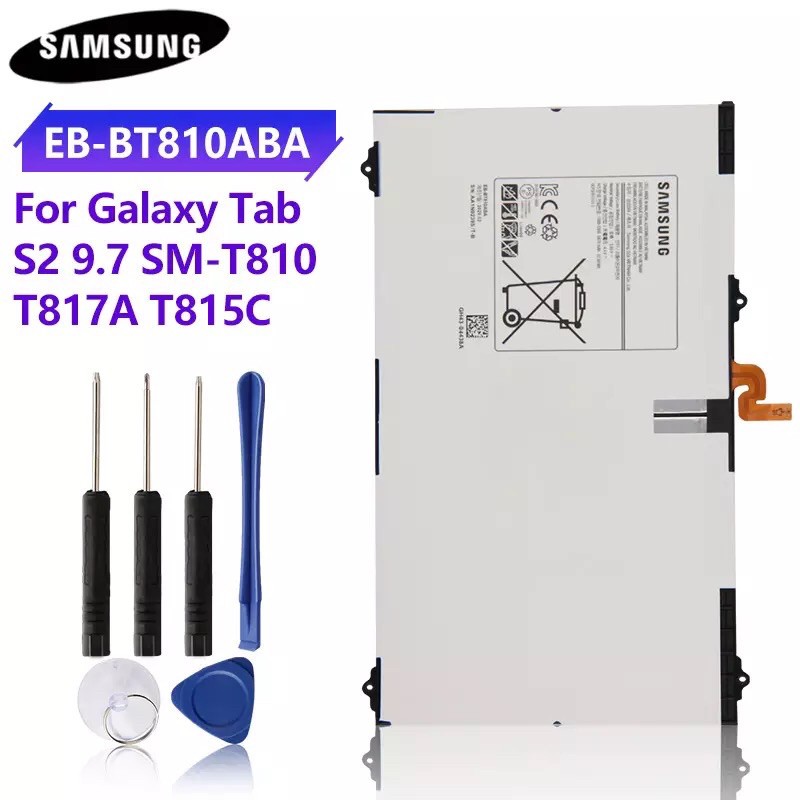 แบตเตอรี่EB-BT810ABE EB-BT810ABAสำหรับSamsung GALAXY Tab S2 T810 SM ...