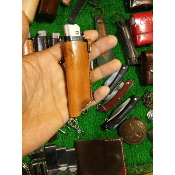 ปลอกไฟแช็คหนังฟอกฝาดกันเปื้อน ถลอก | Shopee Thailand