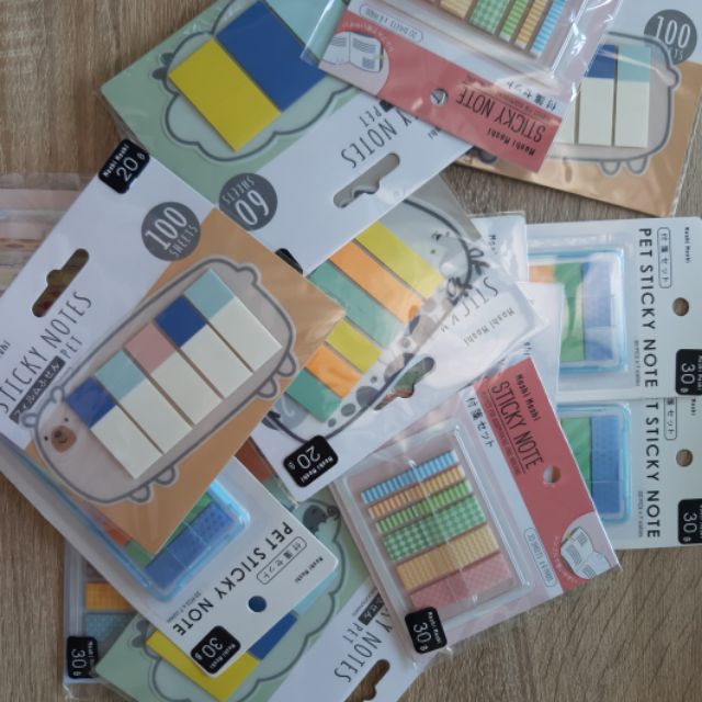 สติ๊กเกอร์โน้ต Sticky Note by Moshi Moshi โมชิ โมชิ | Shopee Thailand