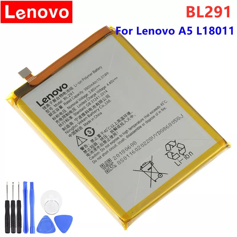 แบตเตอรี่ Lenovo A5 L18011 LENOVO BL291 3900MAh +เครื่องมือฟรี | Shopee Thailand