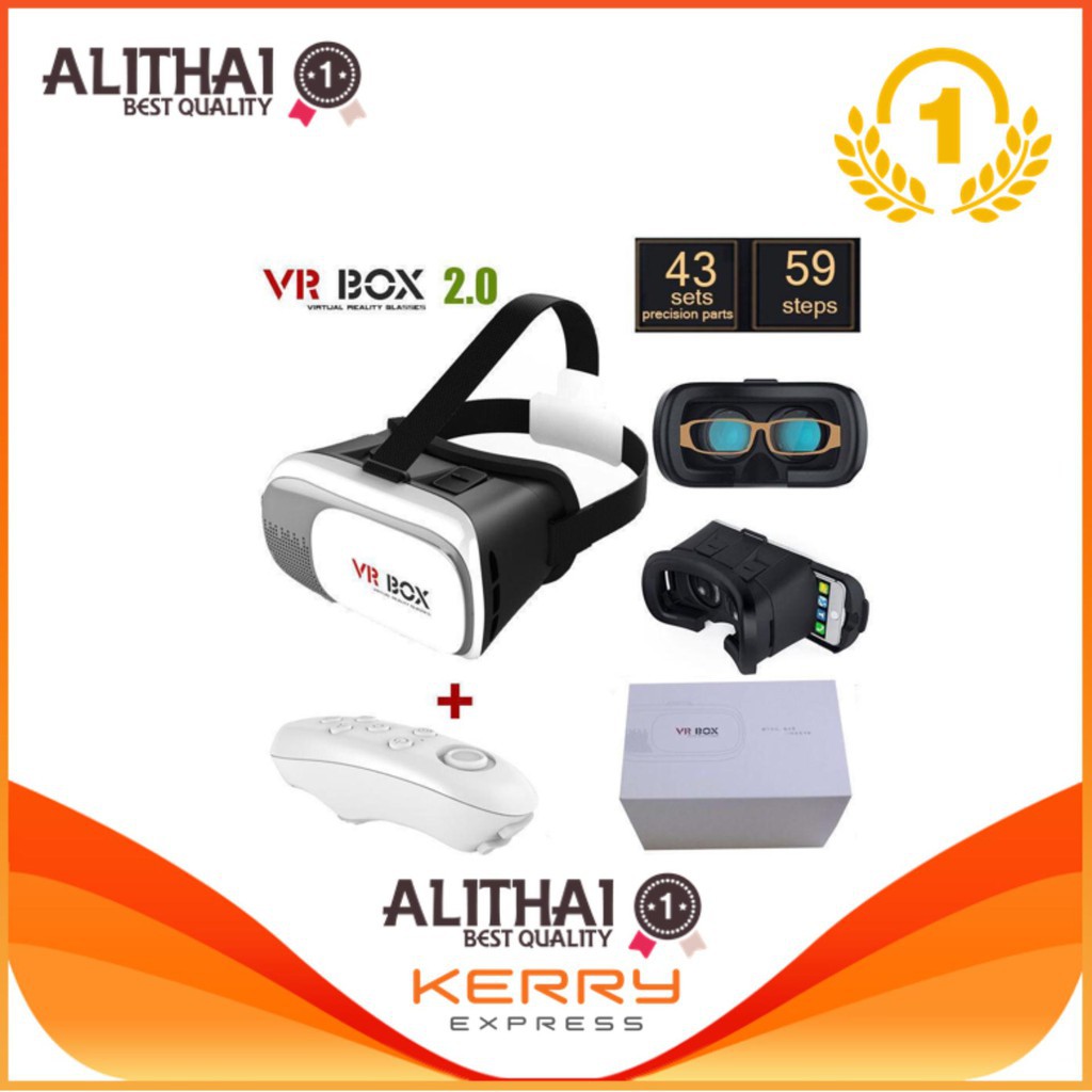Alithai VR Box 2.0 VR Glasses Headset แว่น 3D สำหรับสมาร์ทโฟนทุกรุ่น ...