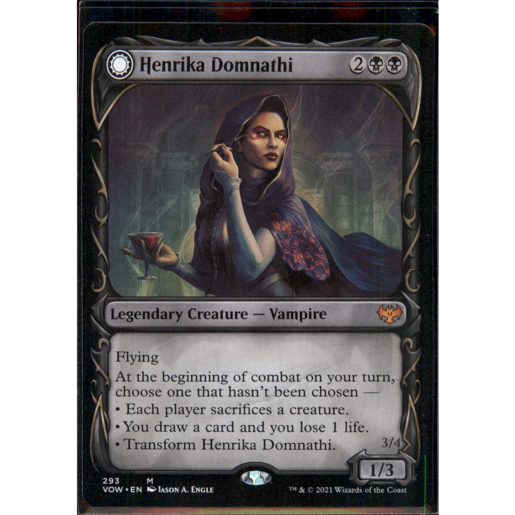 Innistrad: Crimson Vow: Henrika Domnathi mtg magic the rathering 301221 ...