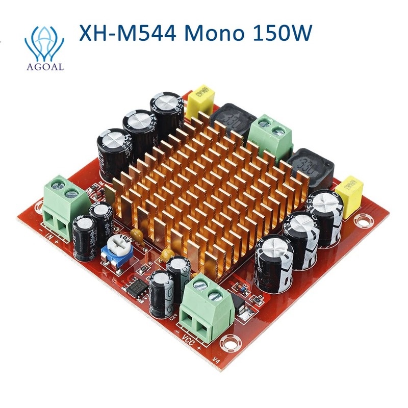 ใหม่ บอร์ดขยายเสียงพาวเวอร์ซัพพลายดิจิทัล 150W Xh-M544 Tpa3116Da Mono ...