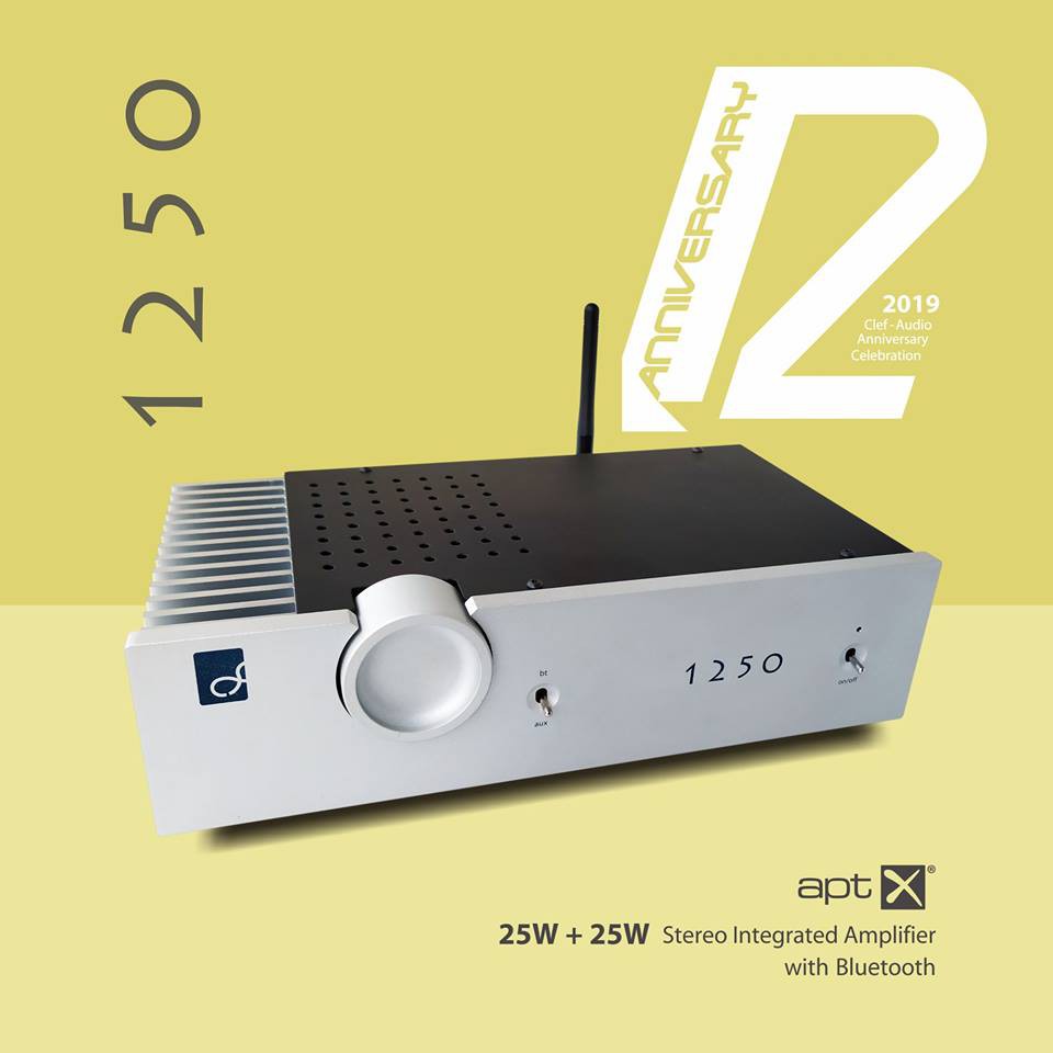 Clef 1250 อินทิเกรตแอมป์สเตอริโอรุ่นใหม่ มาพร้อมภาครับบลูทูธ aptX ...