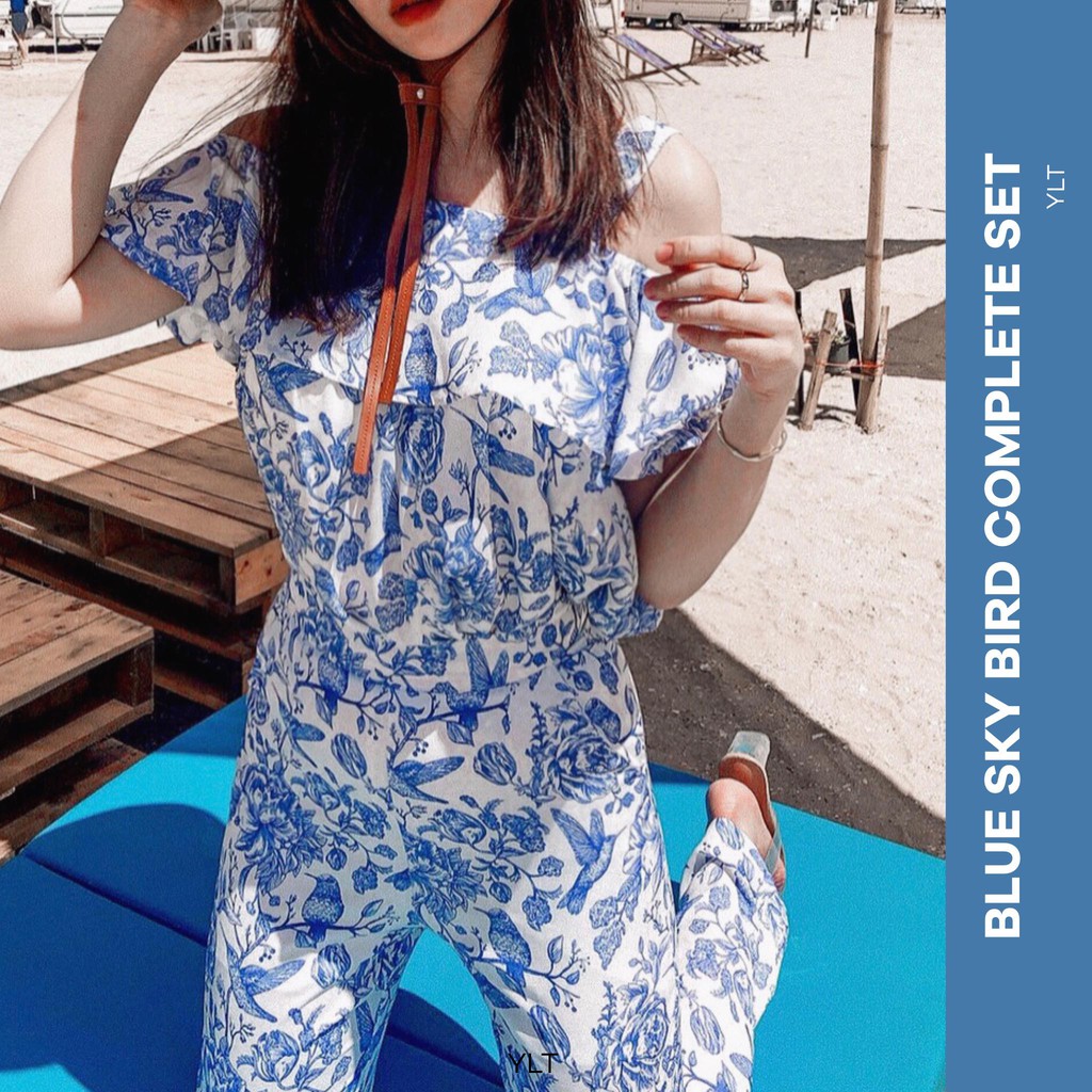 𝗦𝗘𝗧𝟭𝟰𝟲 𝗕𝗟𝗨𝗘 𝗦𝗞𝗬 𝗕𝗜𝗥𝗗 𝗖𝗢𝗠𝗣𝗟𝗘𝗧𝗘 𝗦𝗘𝗧 | Shopee Thailand