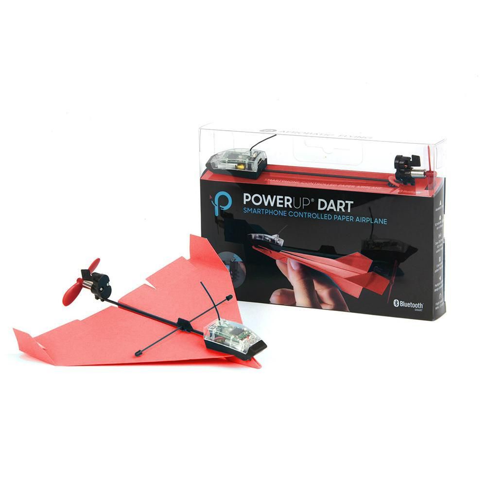 PowerUP DART - App Controlled Paper Airplane ( Red ) - for Android ...