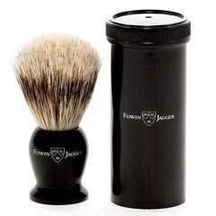 แปรงโกนหนวด Edwin Jagger Travel Super Badger Brush พู่โกนหนวด | Shopee ...