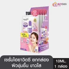 [ขาย ยกกล่อง 1กล่อง 6 ชิ้น] MoonA House มุนอา เฮ้าส์ ไฮยาลูรอน วิตซี เอสเซ้นส์ เซรั่ม ครีมซอง ...