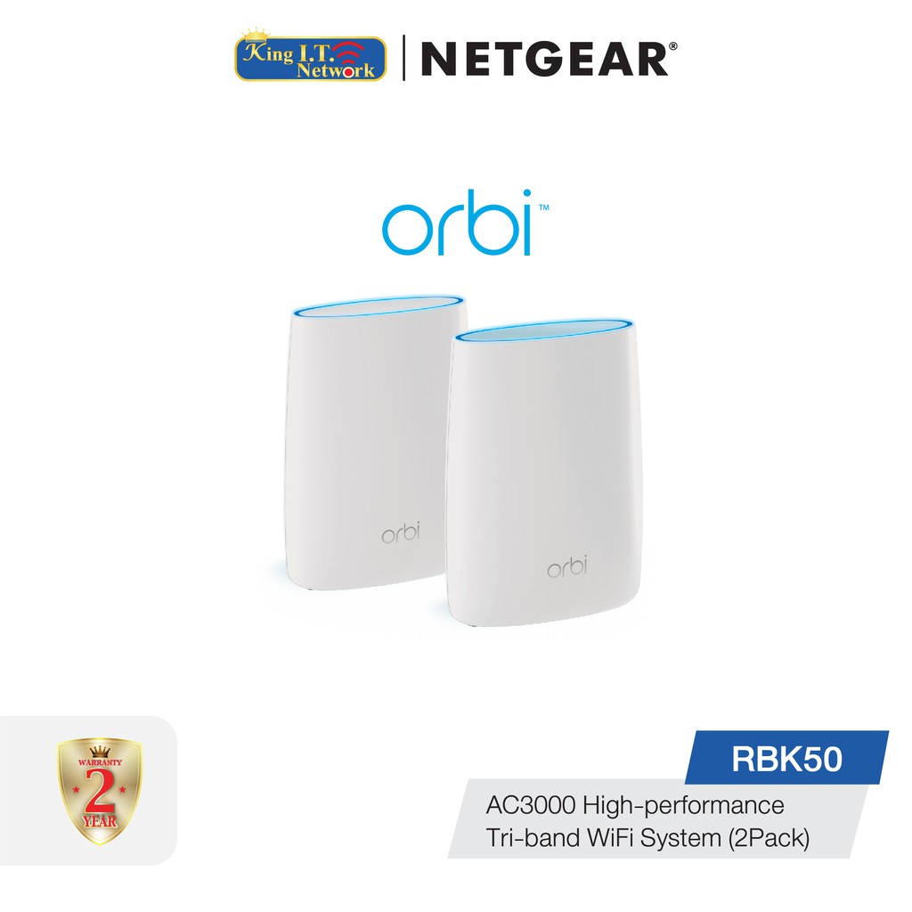 NETGEAR Orbi (RBK50) High-Performance AC3000 Tri-Band Wi-Fi System ...