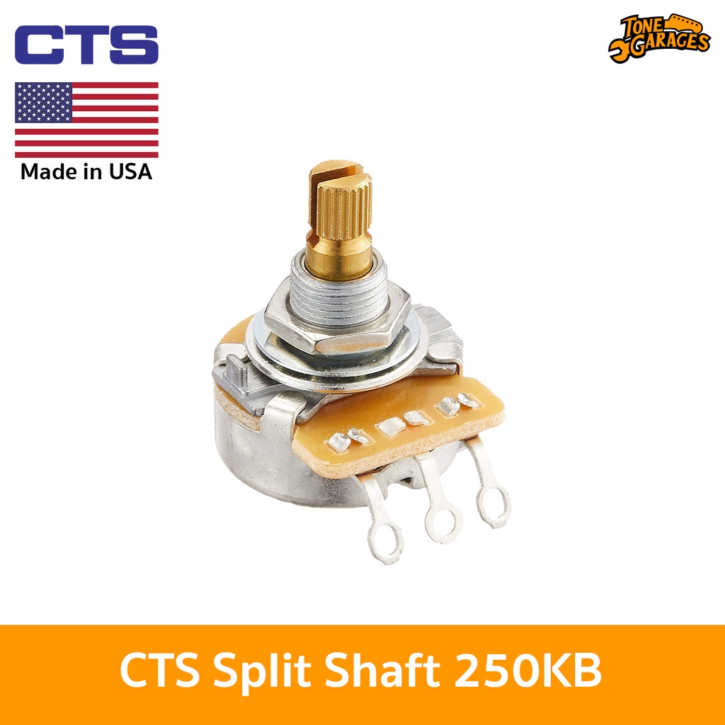 CTS Pot Split Shaft 250KB EP-4985 Made in USA (Volume) | Shopee Thailand
