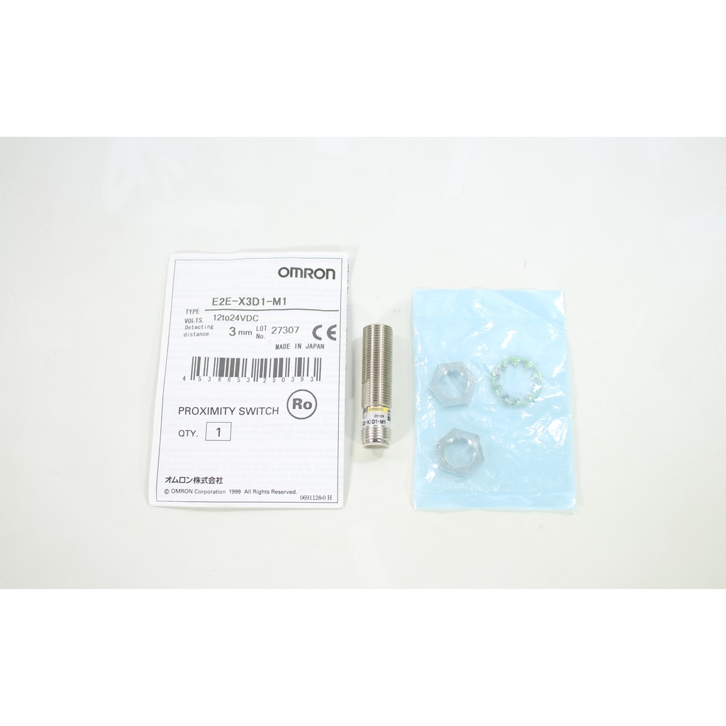 E2E -X3D1-M1 OMRON Inductive Proximity Sensor รุ่น E2E (ทรงกระบอก ...